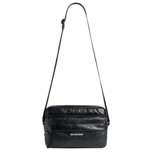 Balenciaga Logo Print Shoulder Bag