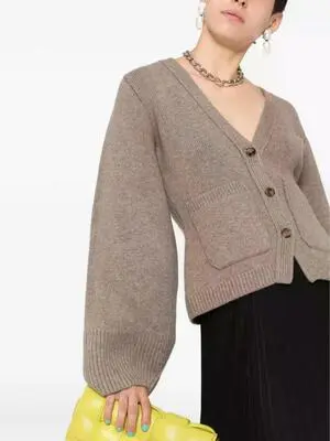 Khaite V-neck Patch-pocket Cardigan