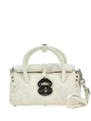 ZANELLATO Leather Tote Bag - White