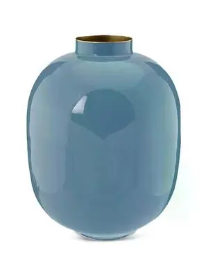 PIP STUDIO Metal Vase - Blue