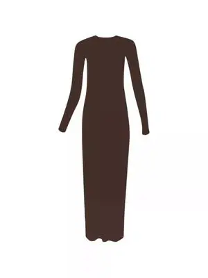 Women's plain long sleeve dresses