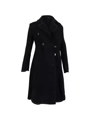 Max Mara Visible-stitch Double-breasted Coat