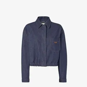 Fendi Cropped Denim Jacket