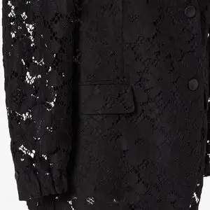 Fendi Lace Jacket With Satin Lapels