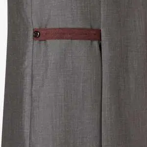 Fendi Straight-cut Midi Skirt With Slits