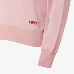 Fendi Long-sleeved V-neck Jumper