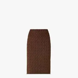 Fendi Straight-cut Midi Skirt