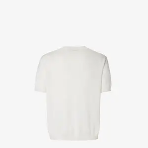 Fendi Ff Selleria Embroidered Cotton And Cashmere Jumper - White
