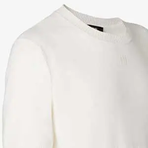 Fendi Ff Selleria Embroidered Cotton And Cashmere Jumper - White