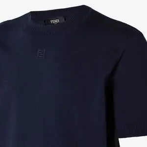 Fendi Short-sleeved Ff Selleria Jumper - Blue