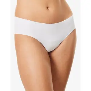 Hanro Invisible High-rise Stretch-cotton Briefs - White