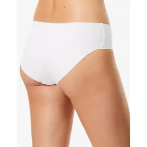 Hanro Invisible High-rise Stretch-cotton Briefs - White