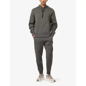 On Focus Tech Cott-jersey Jogging Bottoms - Shadow