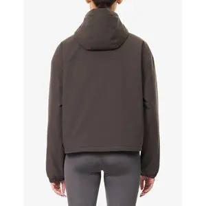 ADANOLA Trail Hooded Stretch-woven Jacket
