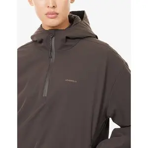 ADANOLA Trail Hooded Stretch-woven Jacket