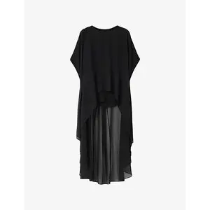 ALLSAINTS Jamie Cape-effect Sheer Top