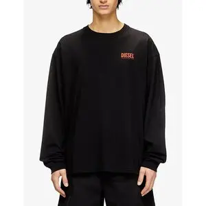 DIESEL® T-boxt-ls-bisk Long-sleeves Cotton-jersey T-shirt Xxl - 9xx