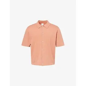 Paul Smith Check-print Short-sleeves Cotton-knit Shirt