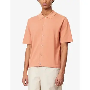 Paul Smith Check-print Short-sleeves Cotton-knit Shirt