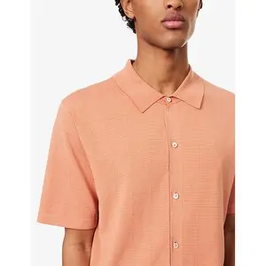 Paul Smith Check-print Short-sleeves Cotton-knit Shirt