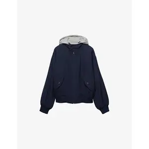 Prada Hooded Wool Jacket