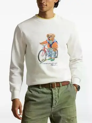 Polo Ralph Lauren Polo Bear Crew-neck Sweatshirt - White
