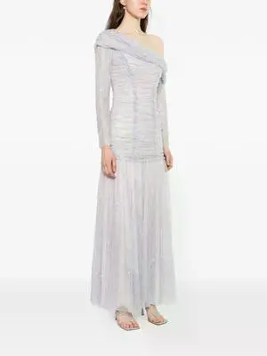 NEEDLE & THREAD Gigi Lace One-shoulder Dress
