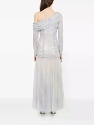 NEEDLE & THREAD Gigi Lace One-shoulder Dress