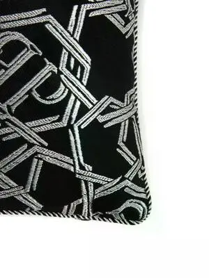 Philipp Plein Logo-chain Square Cushion