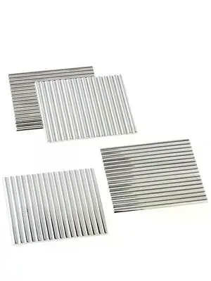 Ralph Lauren Thorpe Stainless Steel Coaster - Neutrals