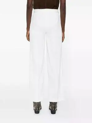 VIA MASINI 80 Ribbed Wide Leg Trousers