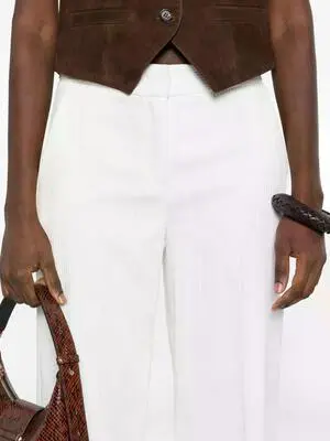 VIA MASINI 80 Ribbed Wide Leg Trousers