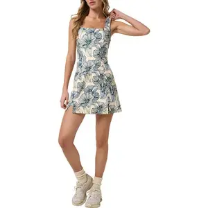 Travis Mathew Moveknit Floral Mini Dress