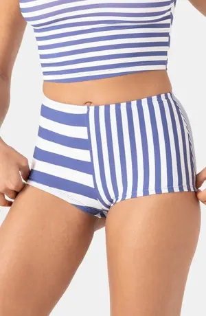 Roxy Striped Bikini Bottom