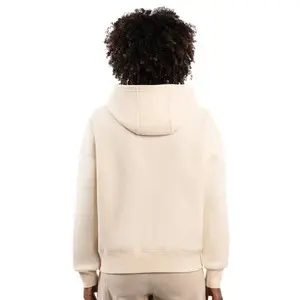 STARTER Buffalo Bills Rhinestone Relaxed Hoodie - Cream