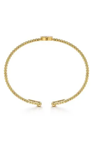 GABRIEL & CO. Diamond Initial Cuff Bracelet In 14k
