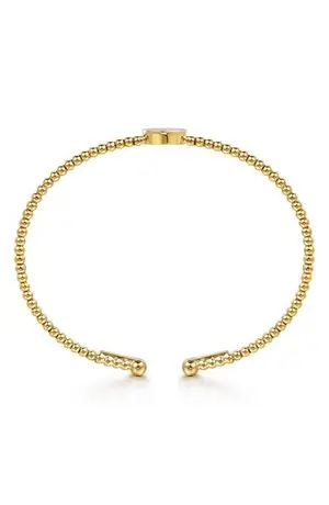 Gabriel & Co. Diamond Initial Cuff Bracelet In 14k - Gold
