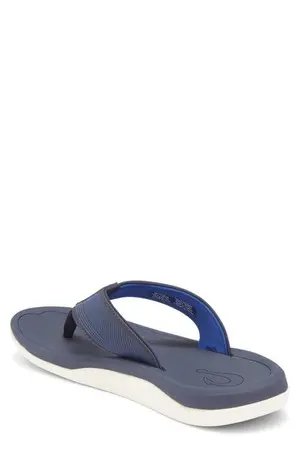Olukai Ahi Kai Flip Flop - Trench Blue/trench Blue