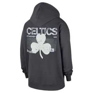 JORDAN BRAND Boston Celtics Statement Jumpman Flight Premiere Hoodie - Anthracite