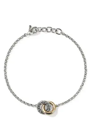 John Hardy Essentials Linked Bracelet - Silver And Gold