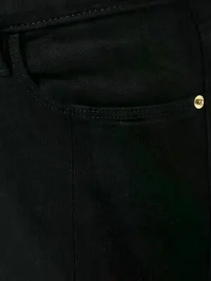FRAME Front Slit Cropped Jeans