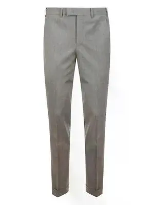 PT TORINO Cuffed Wool Trousers