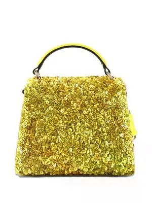 Valentino Garavani V Sling Sequined Mini Satchel