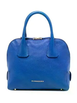 Burberry 2000-2017 Small Grained Calfskin Greenwood Satchel