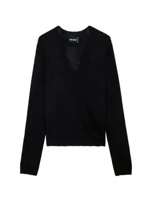 Zadig&Voltaire V-neck Long Sleeve Sweater