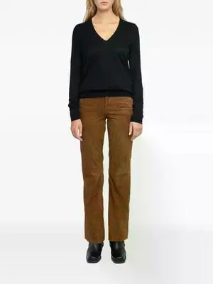Zadig&Voltaire V-neck Long Sleeve Sweater