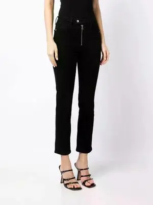 FRAME Le Super High Straight Leg Jeans