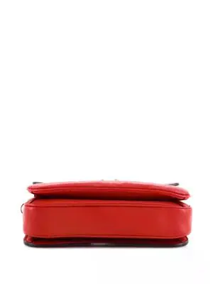 LOUIS VUITTON Pochette Metis Monogram Empreinte Leather Crossbody Bag - Red