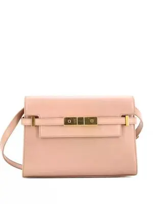Saint Laurent Manhattan Small Shoulder Bag - Neutrals