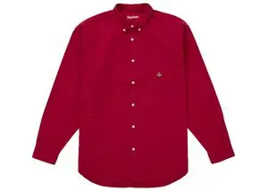Supreme Loose Fit Flannel Oxford Shirt